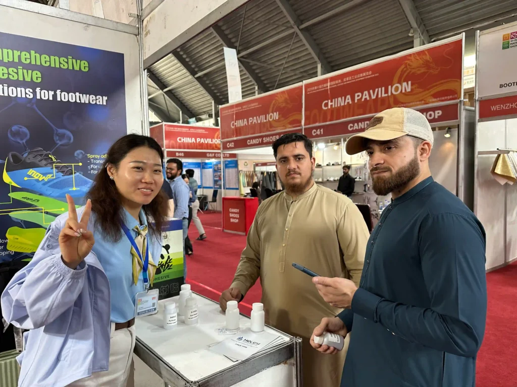 Pakistan Footwear Material & Machinery Show: Heley Footwear Adhesive ...